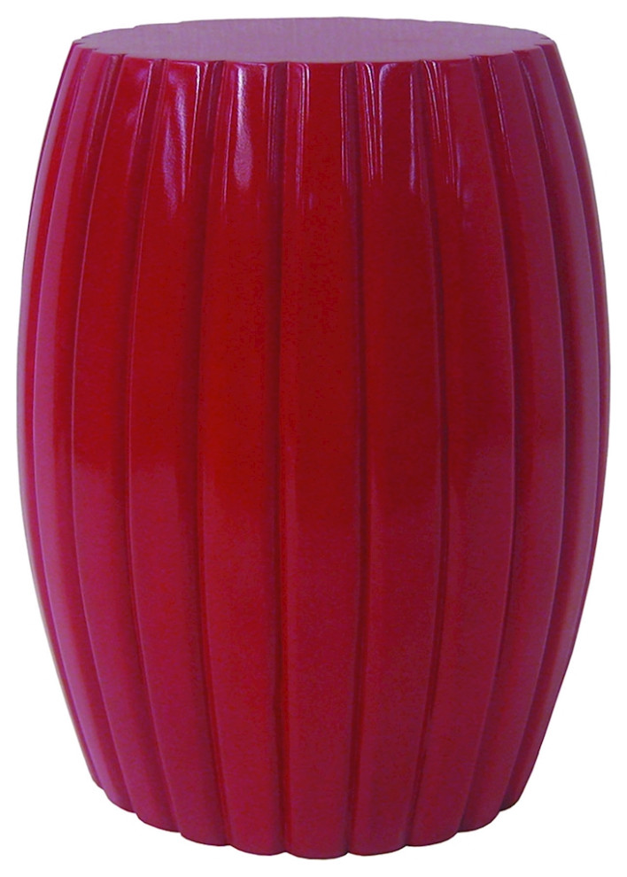 ELK HOME A24712822-Tr Grooved Drum Stool/Table - Contemporary - Accent ...