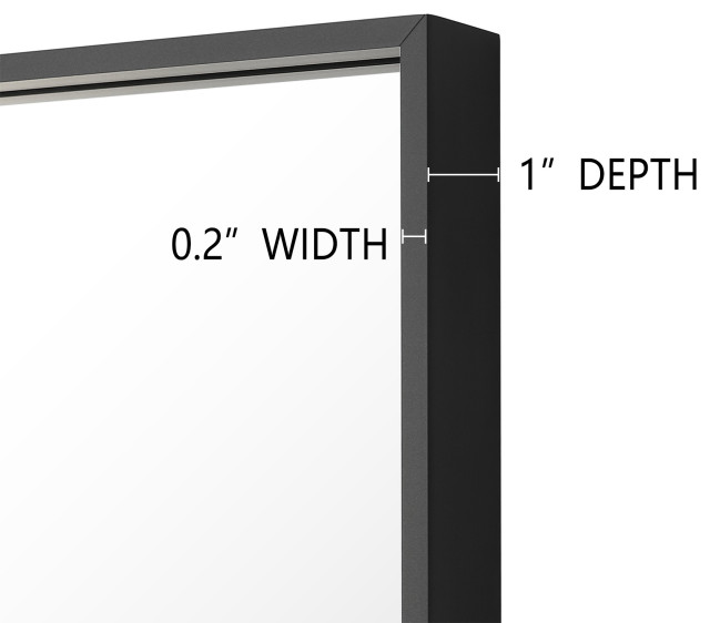 Square Framed Bathroom Vanity Mirror Accent Wall Mirror, 30"x30 ...