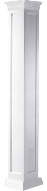 Endura-Craft Craftsman Classic, Square Non-Tapered, Fluted Column, 10 ...