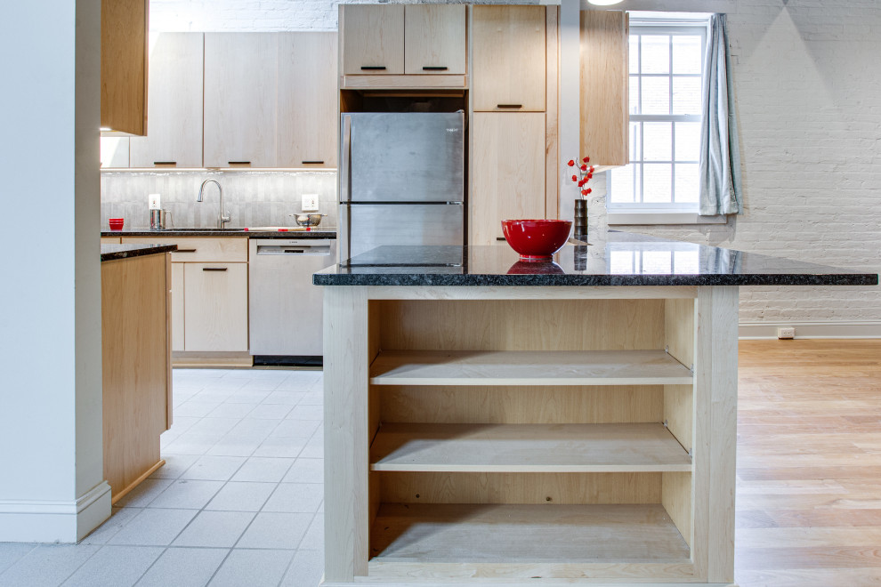 Small Urban Kitchen Design Frederick, MD - Modern - Kitchen - DC Metro ...