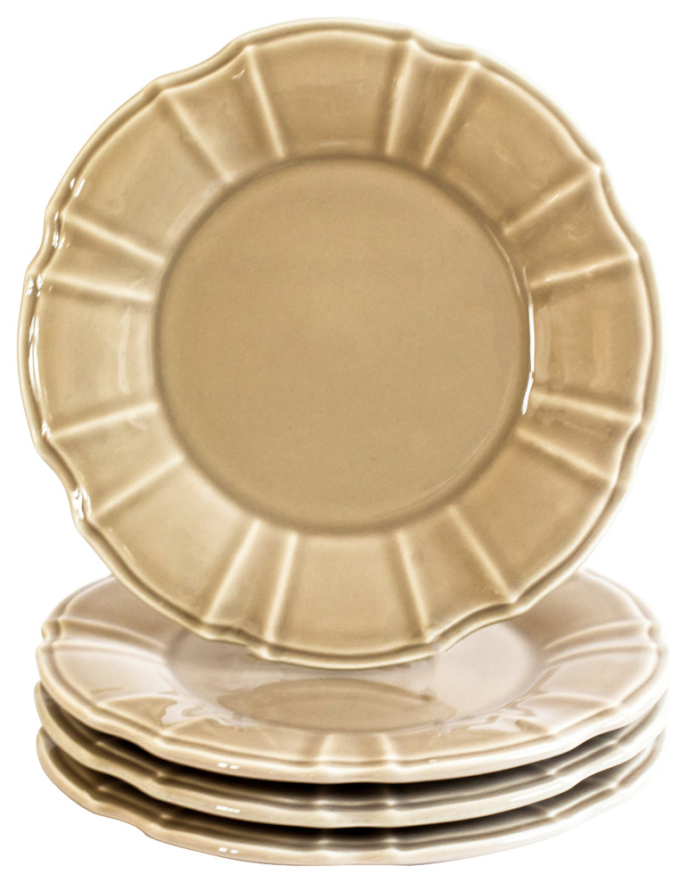 Chloe 4 Piece Salad Plate Set - Traditional - Salad And Dessert Plates ...