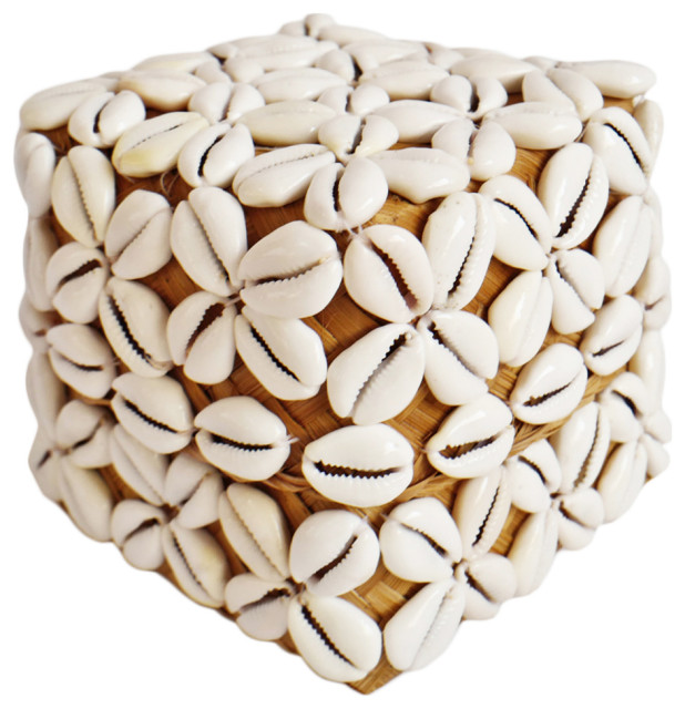 Cowry Shell Box Small - Beach Style - Decorative Boxes - by Design Mix ...