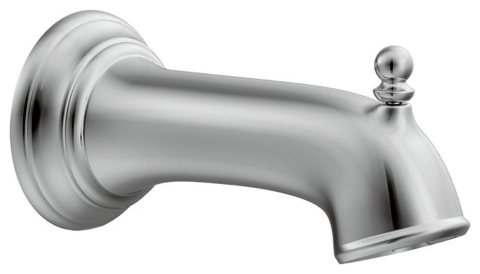 Moen 3857 7 1/4" Wall Mounted Tub Spout With 1/2" Slip Fit Connection ...