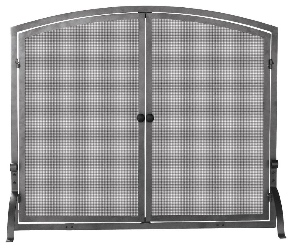 Single Panel Screen, Large - Traditional - Fireplace Screens - by Blue ...