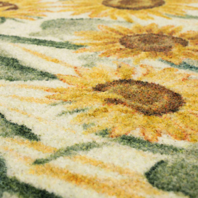 Mohawk Home Fall Sunflowers Gold 1' 8" x 2' 6" Kitchen Mat, 2' 6" X 4 ...