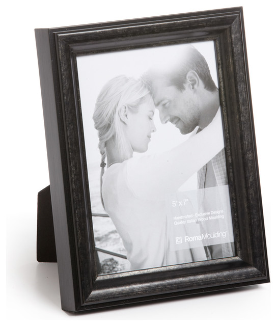 Formal Black Medium Width Table Top Frame, 4" x 6" - Traditional ...