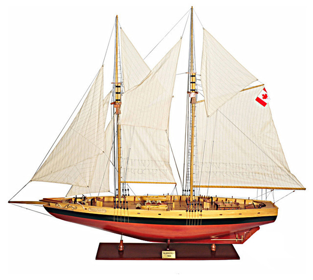 Bluenose II Xl Wooden model sailing boat Huge Size Model Ship - Beach ...