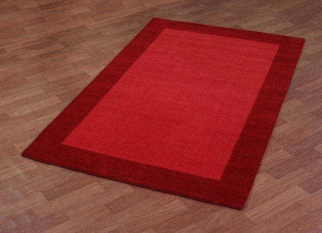 Red Border Rug - Area Rugs - by St Croix | Houzz