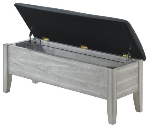 ECI Furniture Summer winds Dining Backless Storage Bench With White ...