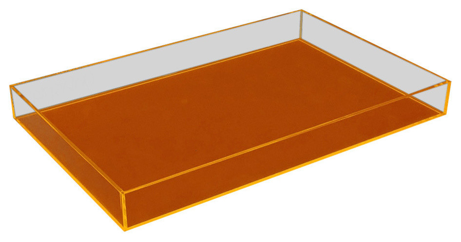 OnDisplay Electric Neon Luxe Clear Acrylic Stackable Cosmetic/Jewelry ...