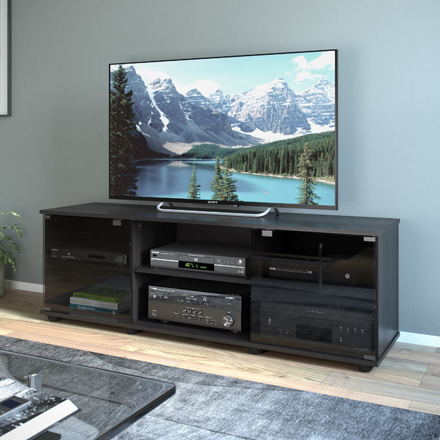 Fiji 60" TV Component Bench - Transitional - Entertainment Centers And ...
