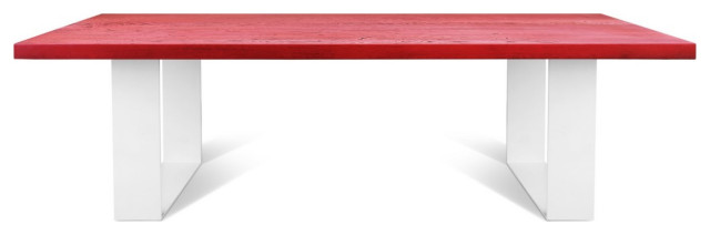 TEX RED Solid Wood Dining Table - Contemporary - Dining Tables - by ...