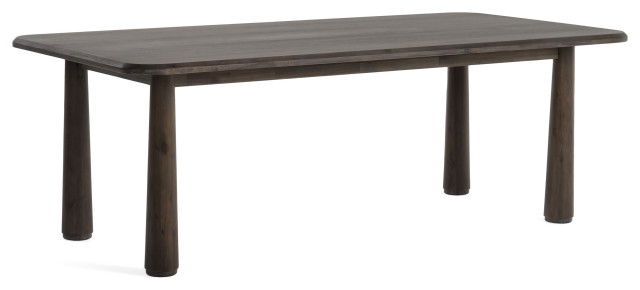 Modrest Rhea Modern 87" Dark Acacia Rectangular Dining Table - Transitional - Dining Tables - by ...