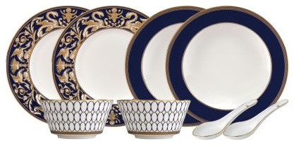 Wedgwood Renaissance Gold 4-Piece Dinnerware Set, Pair - Victorian ...
