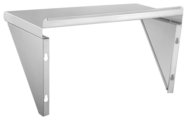 VEVOR Stainless Steel Wall Shelf Commercial Kitchen Shelf 18''x24'' w ...