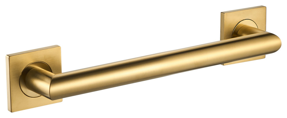 ICO Bath Volkano Square Grab Bar, 12 Inch - Contemporary - Grab Bars ...