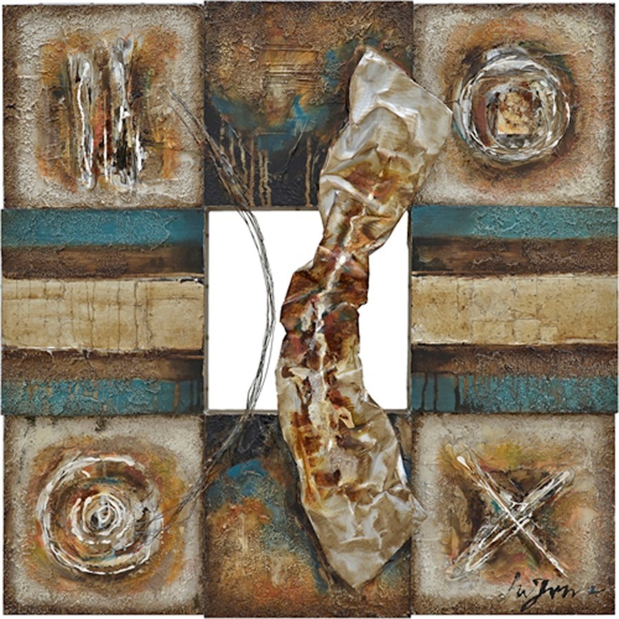 Yosemite Home Decor Mixed Media Wall Art, Lustrous Metal I, FCC4980S-1 ...