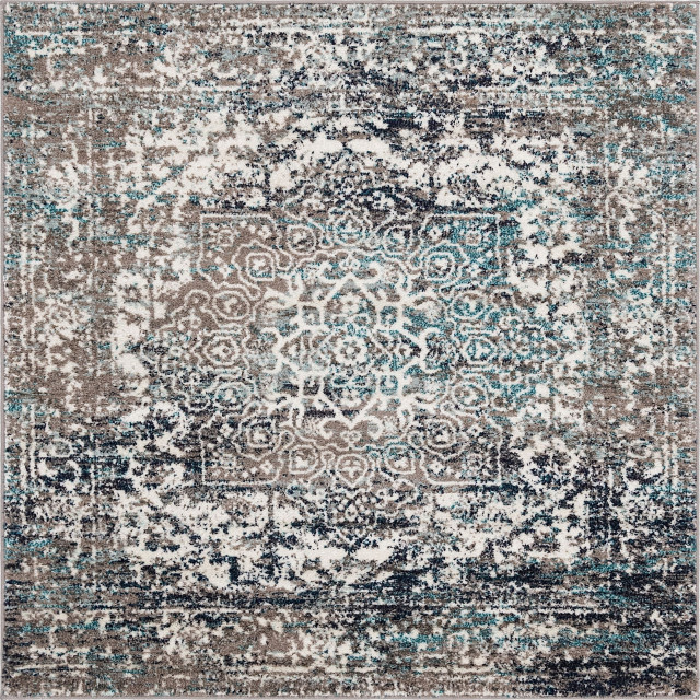 Traditional Adriana Area Rug, Square 5' - Contemporary - Area Rugs - by ...