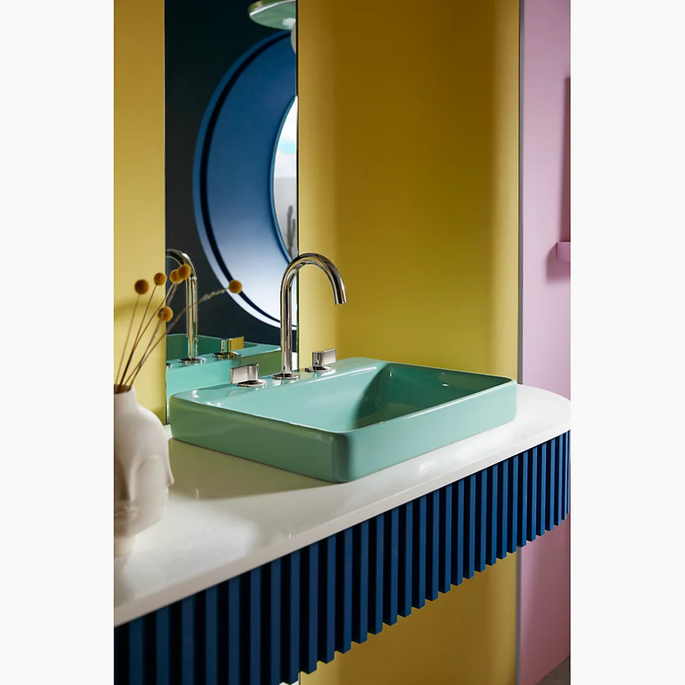 using a vessel sink as a replacement for built-in sink? | Houzz Forum