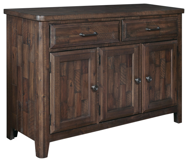 Sawmill 3- Door Farmhouse Buffet With Storage Drawers - Rustic ...