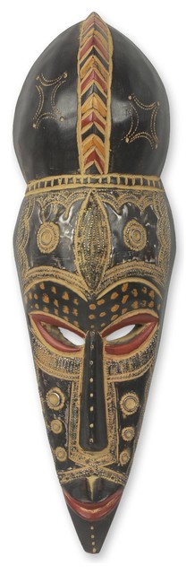 Marriage Proposal African Wood Mask - Tropical - Wall Accents - by ...