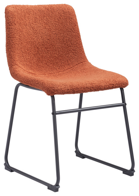 Smart Dining Chair (Set of 2) Burnt Orange - Contemporary - Dining ...