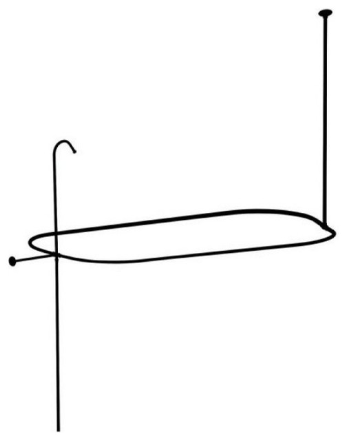 Kingston Brass Vintage Shower Ring and Riser Combination - Traditional ...