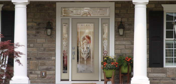 Sandstone Entry Door - Chicago - by Feldco Windows, Siding and Doors ...