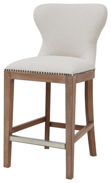 Dorsey Fabric Counter Stool - Contemporary - Bed Pillows - by Bison ...