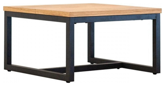 Pierre Rustic Oak End Table - Industrial - Side Tables And End Tables ...