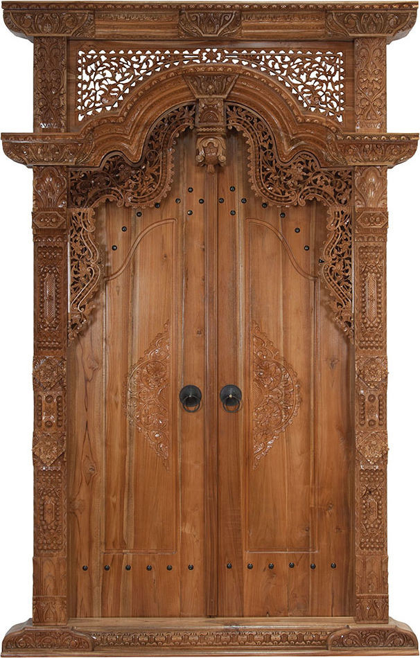 Teak Gate, Euro Teak Oil - Mediterranean - Home Fencing And Gates - by ...