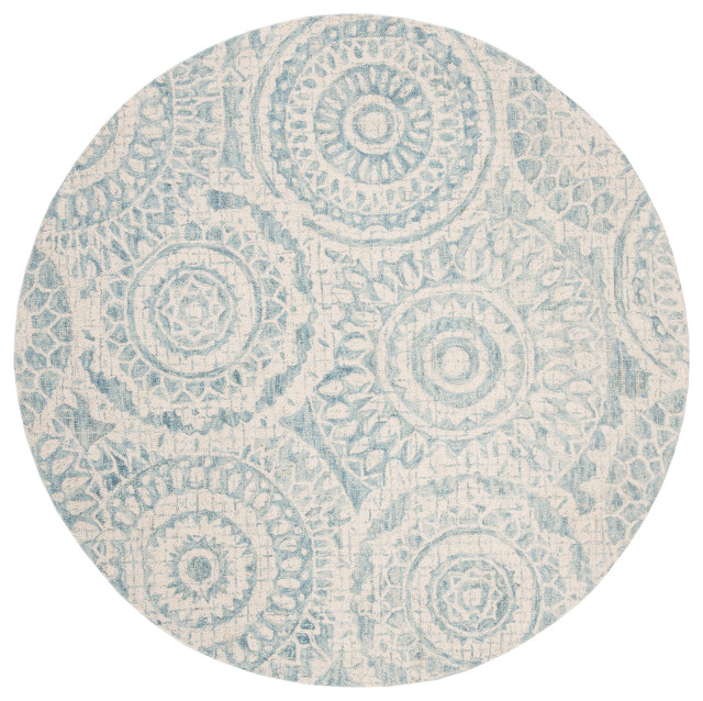 Safavieh Couture Abstract Collection, ABT205 Rug, 6' Round ...