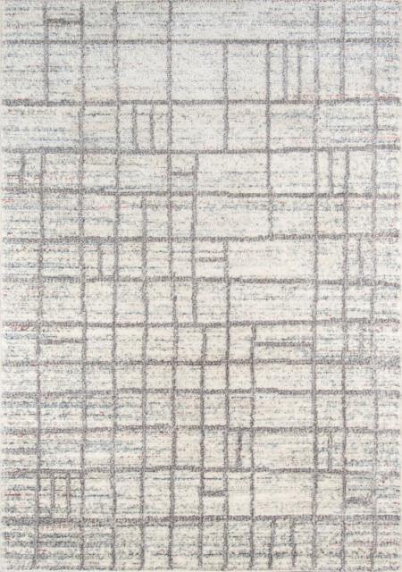 Momeni Lima Ivory Contemporary Rugs LI-09, 9'3"x12'6" - Contemporary ...