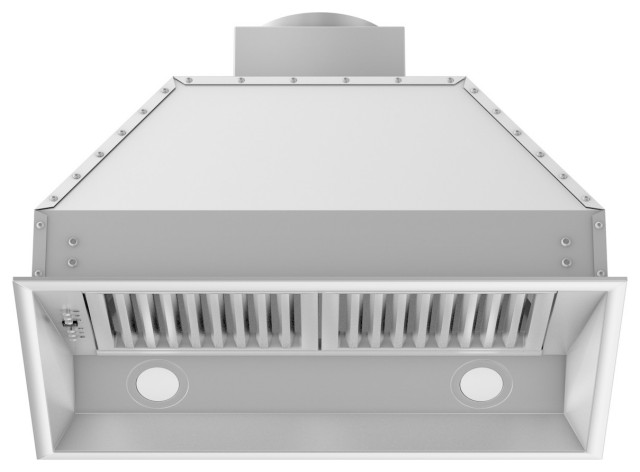 ZLINE 34 in. Remote Blower Range Hood Insert, Stainless Steel, 698-RS ...