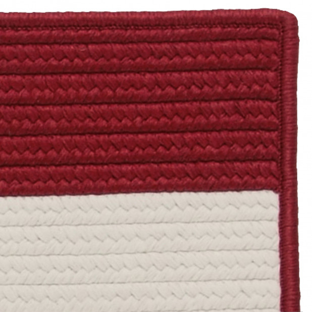 Pershing Red 3x5, Rectangle, Braided Rug - Contemporary - Outdoor Rugs ...