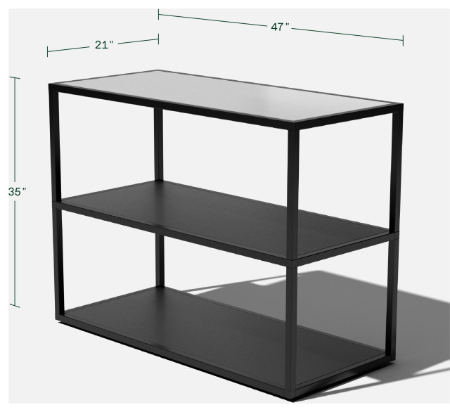 Outdoor Kitchen Series Counter Long, Stainless Steel - Industrial ...