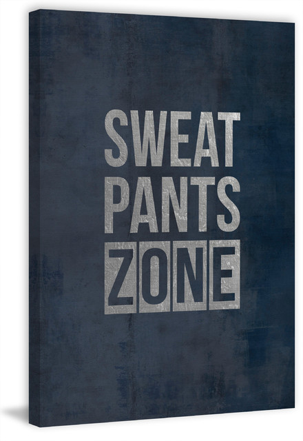 "Sweat Pants Zone II" Painting Print on Wrapped Canvas, 30"x45 ...