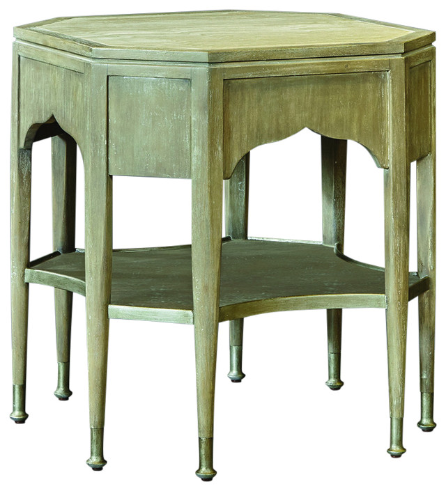 Octagonal Austrian Side Table - Mediterranean - Side Tables And End ...