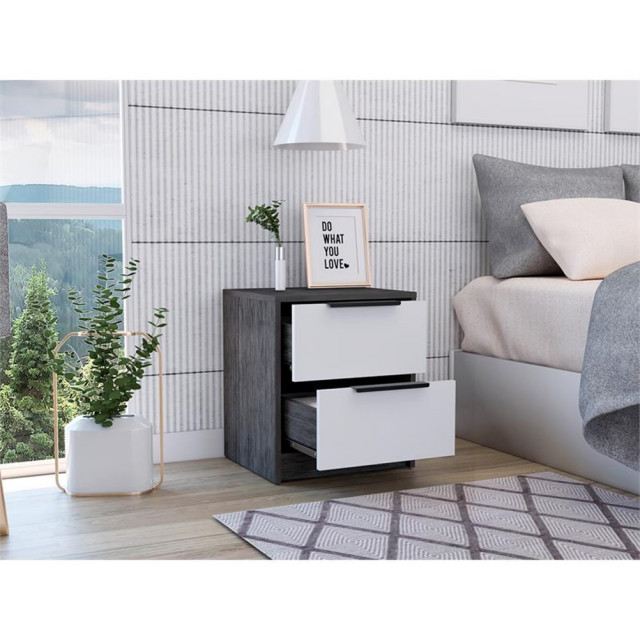 Home Square 3-Piece Set with Four Drawer Dresser and 2 Nightstands For ...