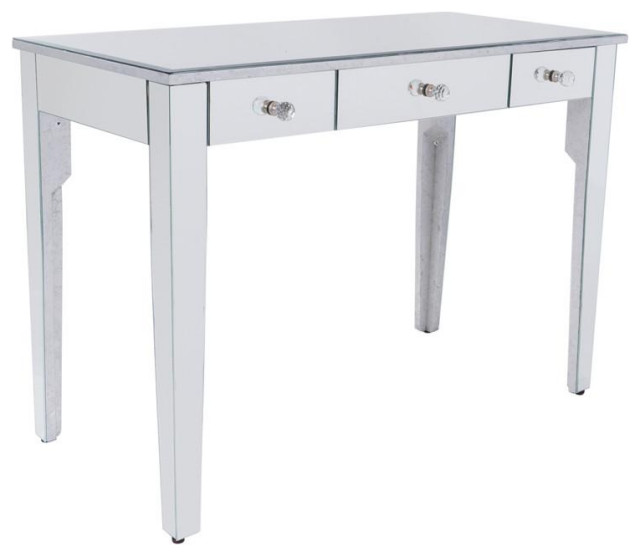 Ellen Mirrored Vanity Table - Contemporary - Bedroom & Makeup Vanities ...