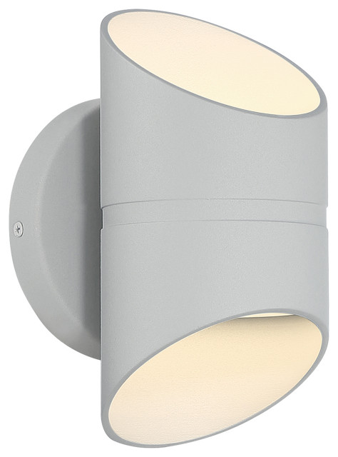 Marino Short Bi-Directional Outdoor LED Wall Mount - Modern - Outdoor ...