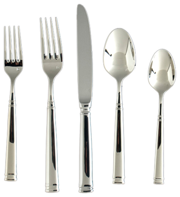 Fortessa Bistro 20Pc Flatware Set, Service for 4 - Traditional ...