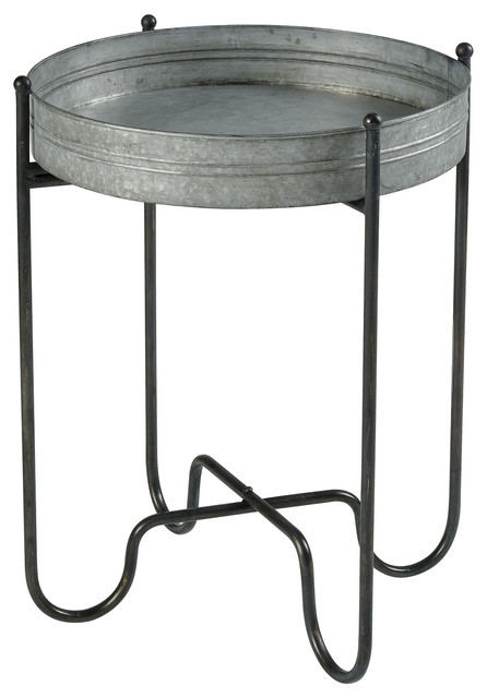 Pomeroy Mayfield Table, Gray, Black - Farmhouse - Side Tables And End ...