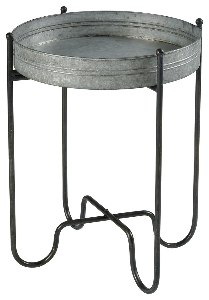 Pomeroy Mayfield Table, Gray, Black - Farmhouse - Side Tables And End ...