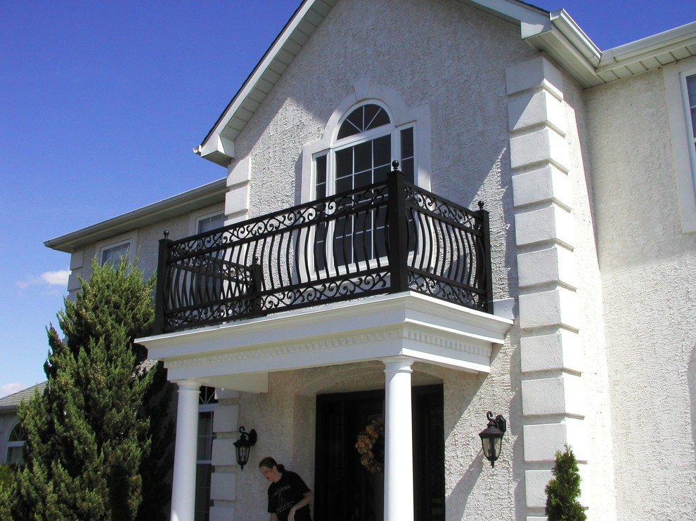 Portico Railing, Interior Railing and Front Doors in Columbus NJ ...