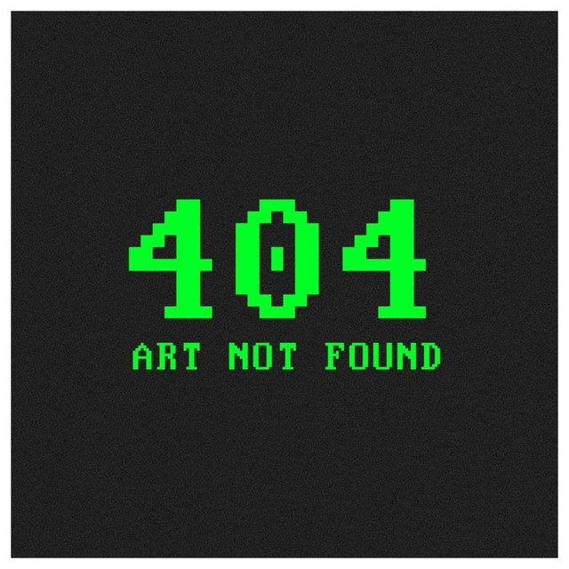 "Virtual Messages in the Real World - 404 Square Green" Paper Art, 20 ...