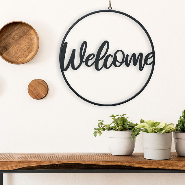 Word Art Sign Wall Decor - Contemporary - Novelty Signs - by Whole ...