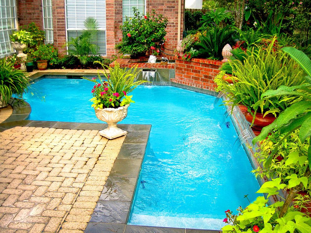 Mirror Lake - Small Space Pools - Traditional - Pool - Houston - by ...