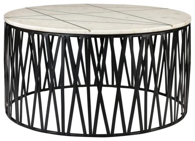 Calcutta Coffee Table - Industrial - Coffee Tables - by Old Bones Co ...