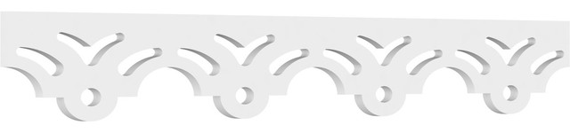 Robertson Architectural Grade PVC Running Trim, 6"H x 5/8"P x 48"L ...